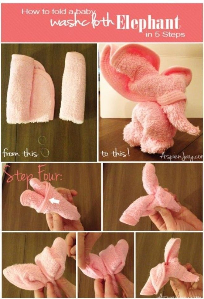 DIY Towel Elephant Tutorials DIY Towel Elephant Tutorials